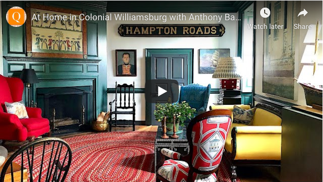 VIDEO: At Home in Colonial Williamsburg with Anthony Baratta - Quintes ...