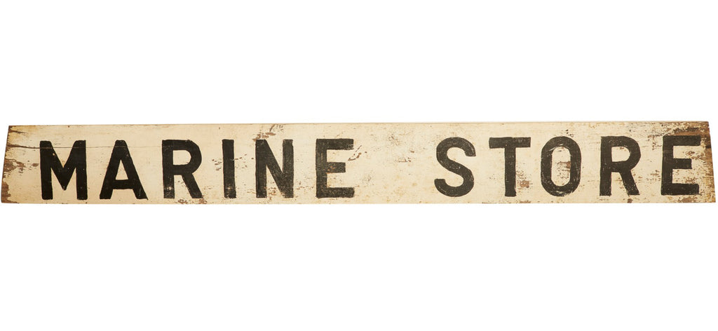 Vintage Marine Store Shop Sign – Anthony Baratta LLC